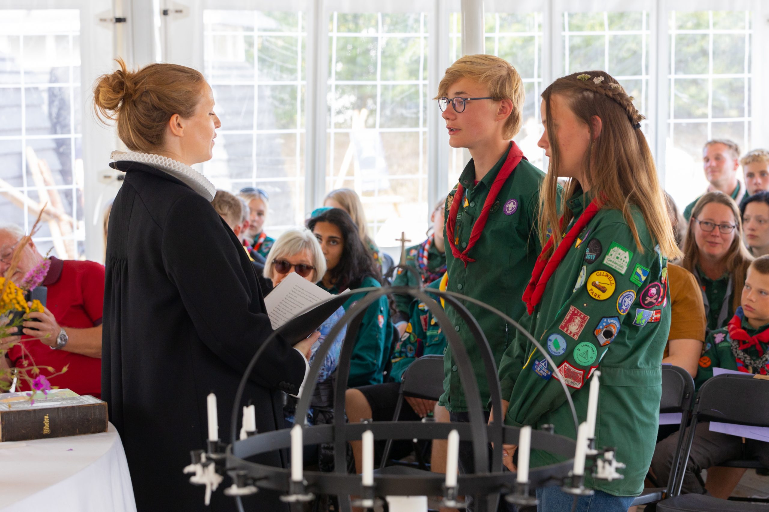 Den gode historie: Konfirmeret i uniform - KFUM-Spejderne